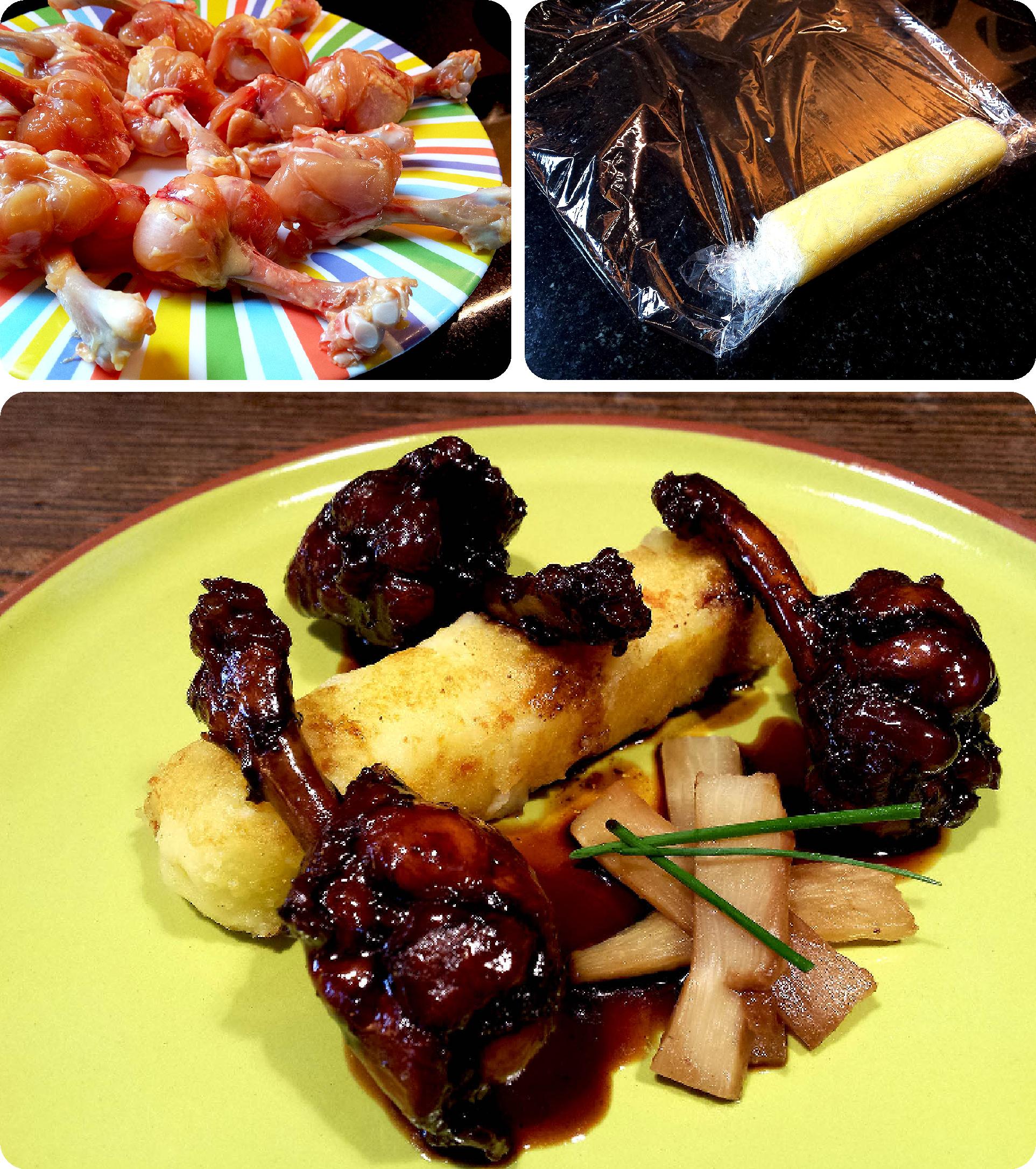 POLLASTRE TERIYAKI EN XUPA XUPS - Els Fogons de Can Sibina