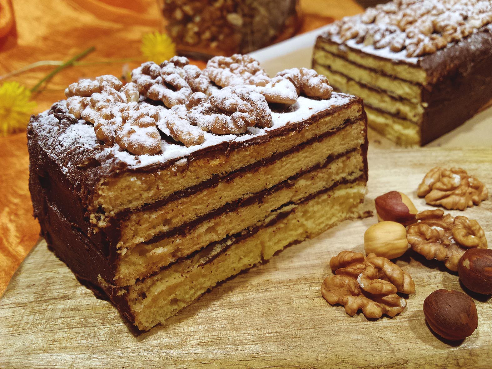 PASTÍS DE XOCOLATA i NOUS - Els Fogons de Can Sibina